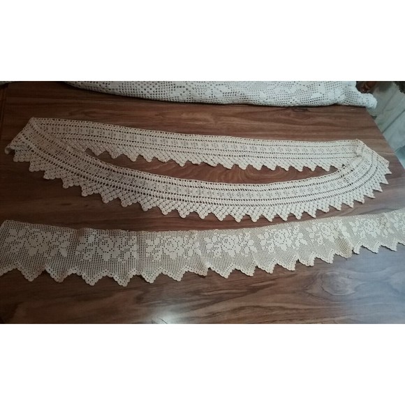 Handmade | Other | Antique Hand Crocheted Lace Edging Victorian 2 ...